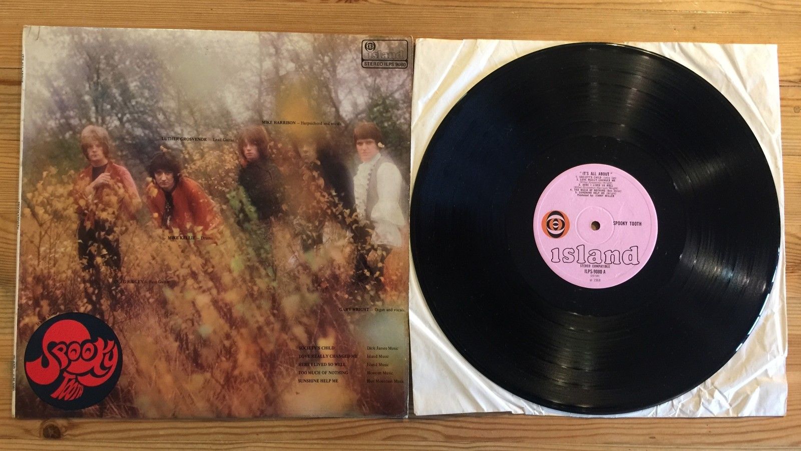 popsike.com - Spooky Tooth It's All About LP UK 1st pink label bullseye ...