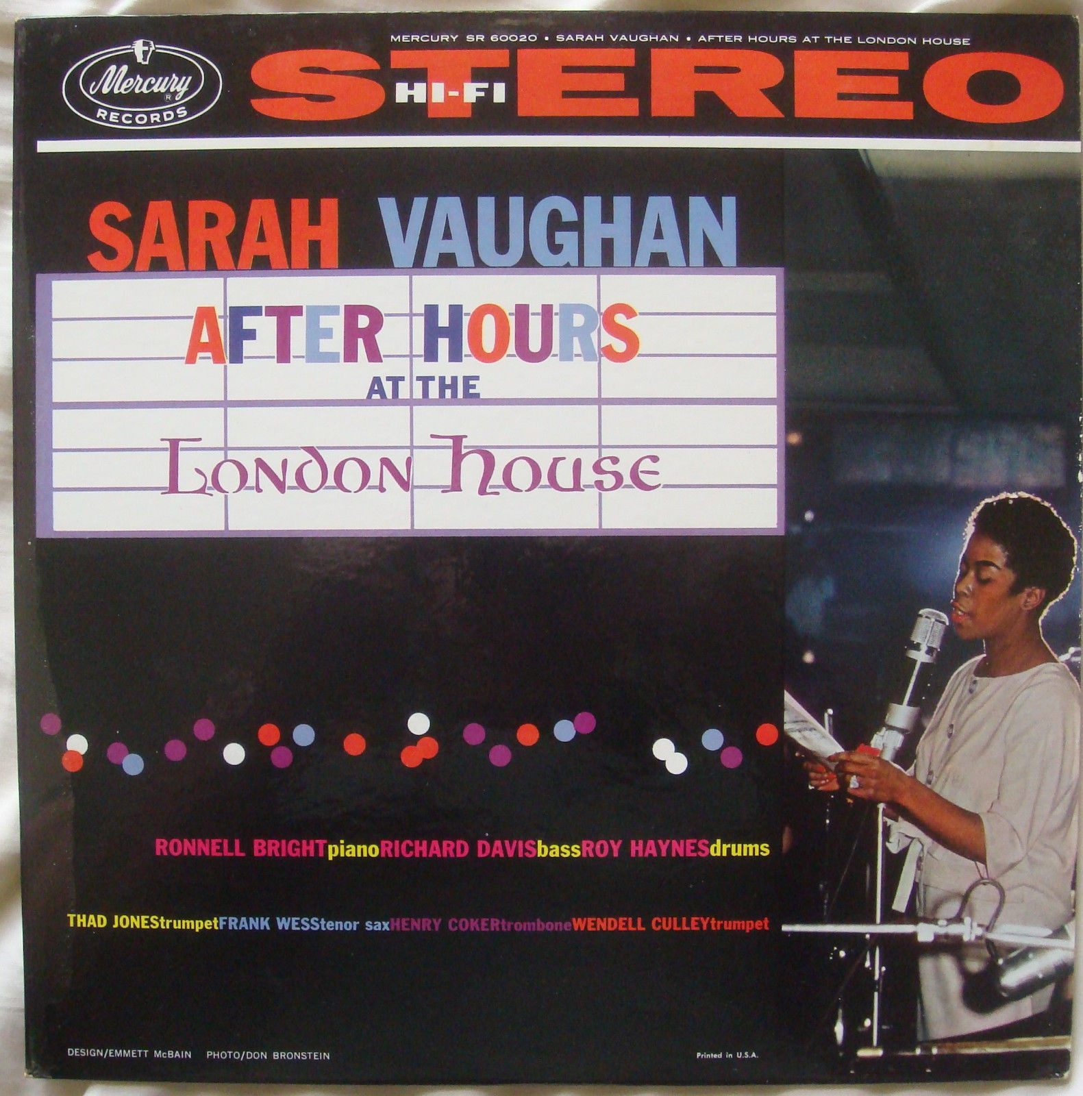 popsike.com - Sarah Vaughan ?After Hours At The London House LP US Stereo Jazz DG 1958 Superb ...
