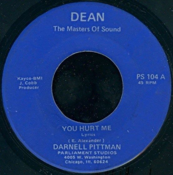 popsike.com - DARNELL PITTMAN You Hurt Me RARE SWEET SOUL 45 on DEAN ...