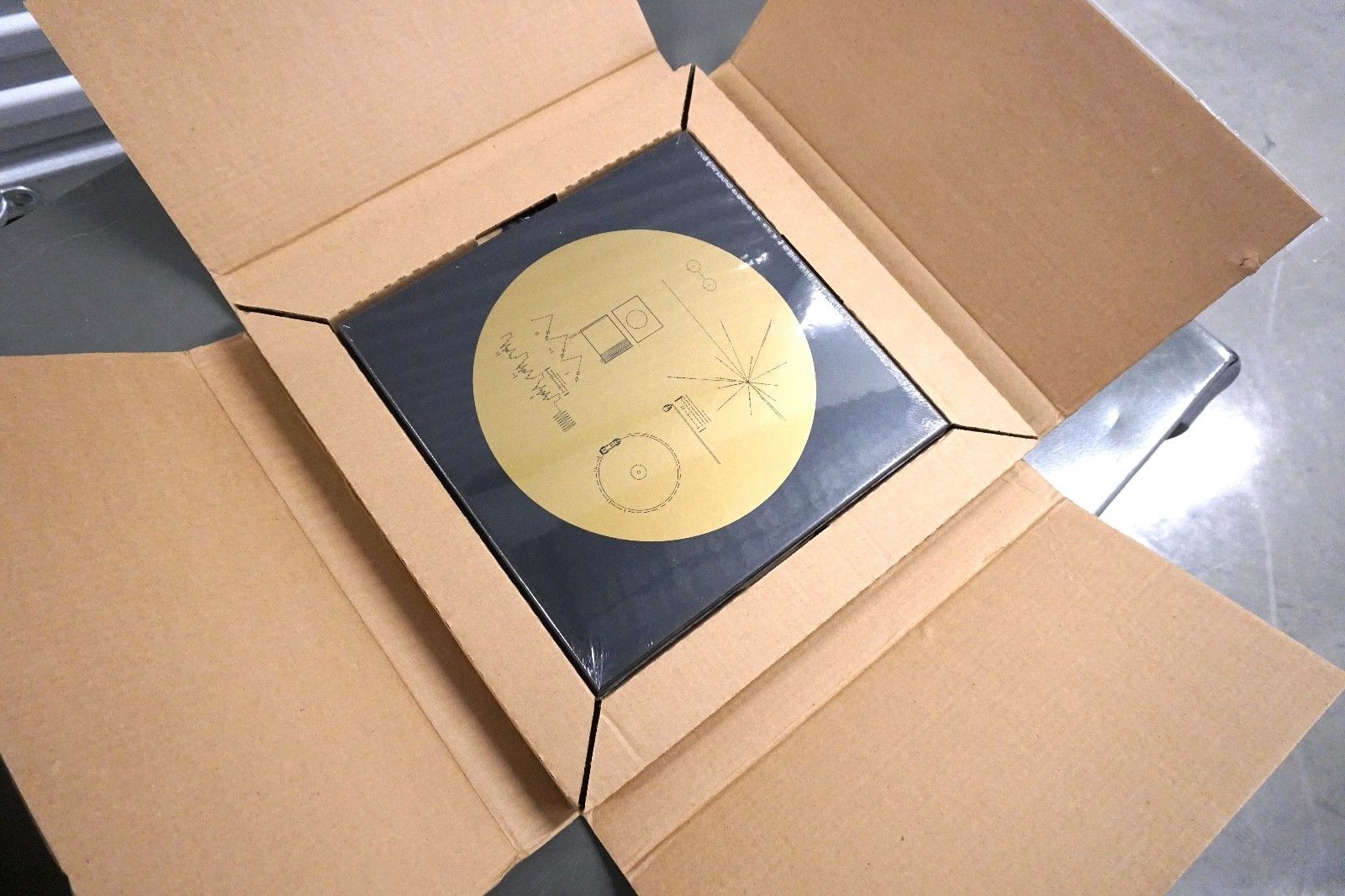 popsike.com - NASA Rare Voyager Golden Record 40th Anniversary Edition ...