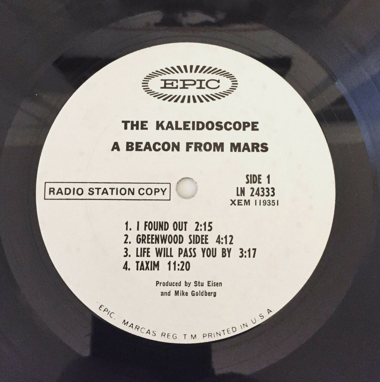 popsike.com - Kaleidoscope A Beacon From Mars US 1968 MONO WHITE LABEL ...