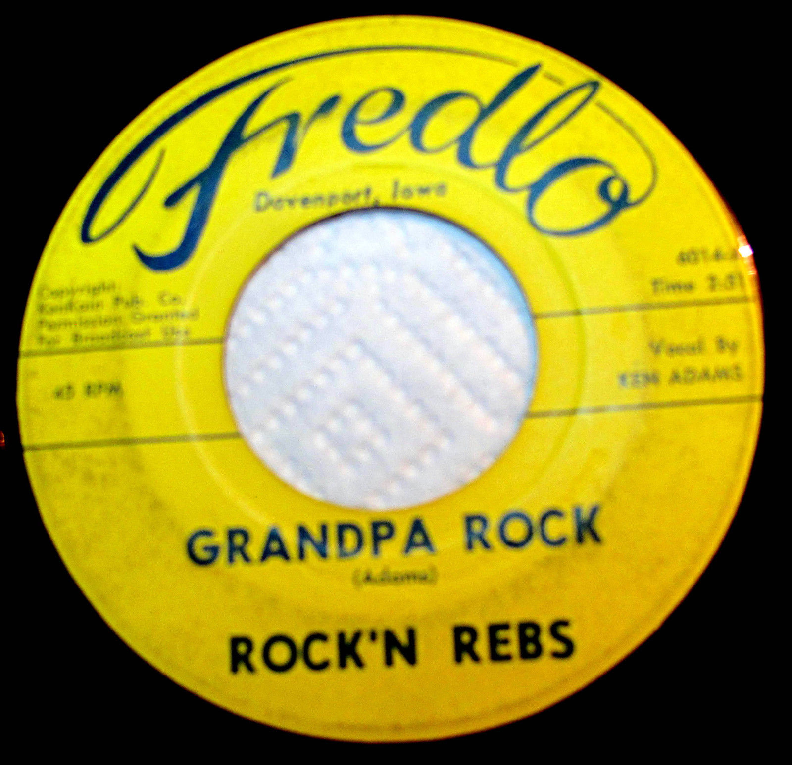 popsike.com - VERY RARE The Rock'n Rebs (1960) Grandpa Rock FREDLO 6014 ...