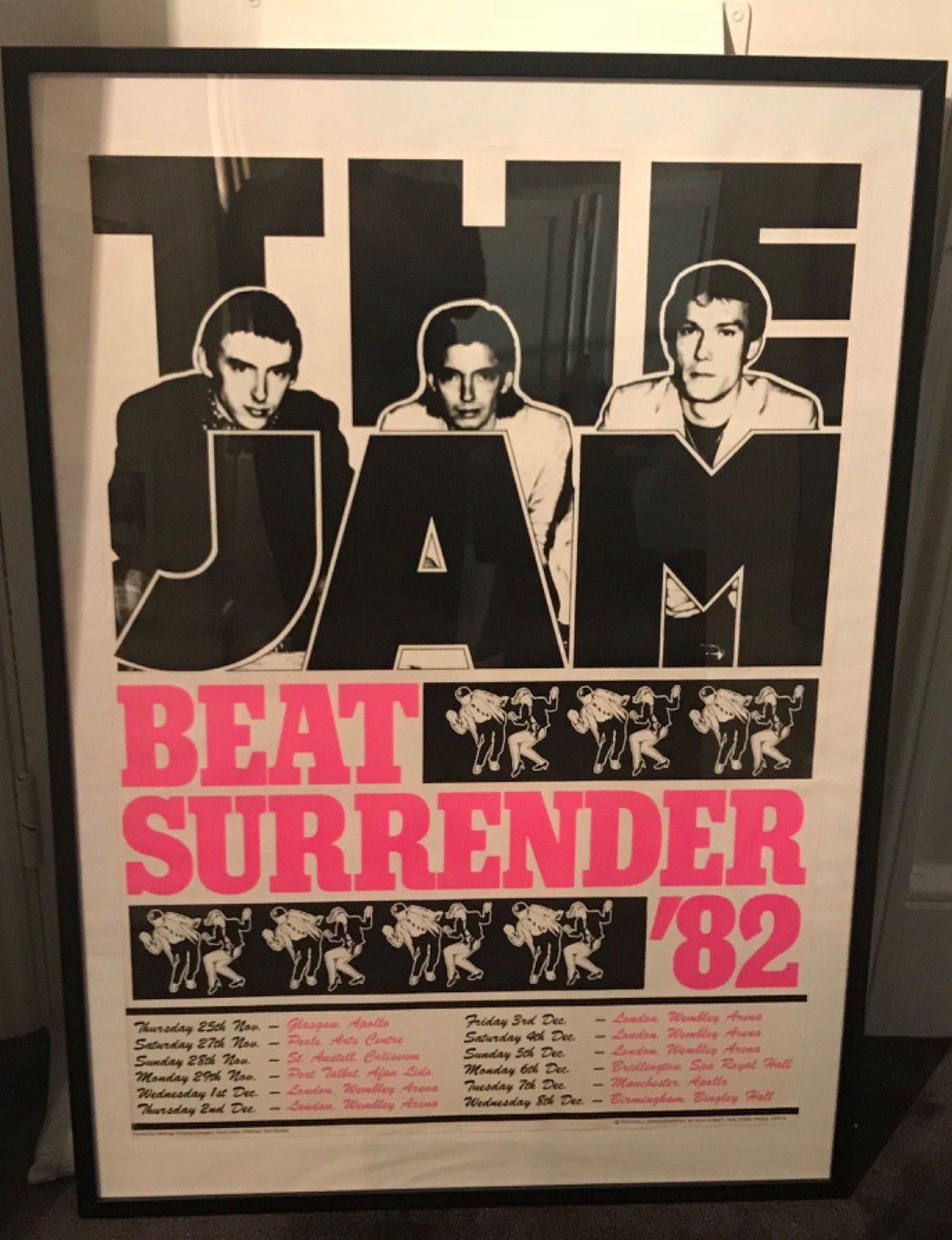 popsike.com - The Jam - Beat Surrender rare poster from 1982 - auction ...
