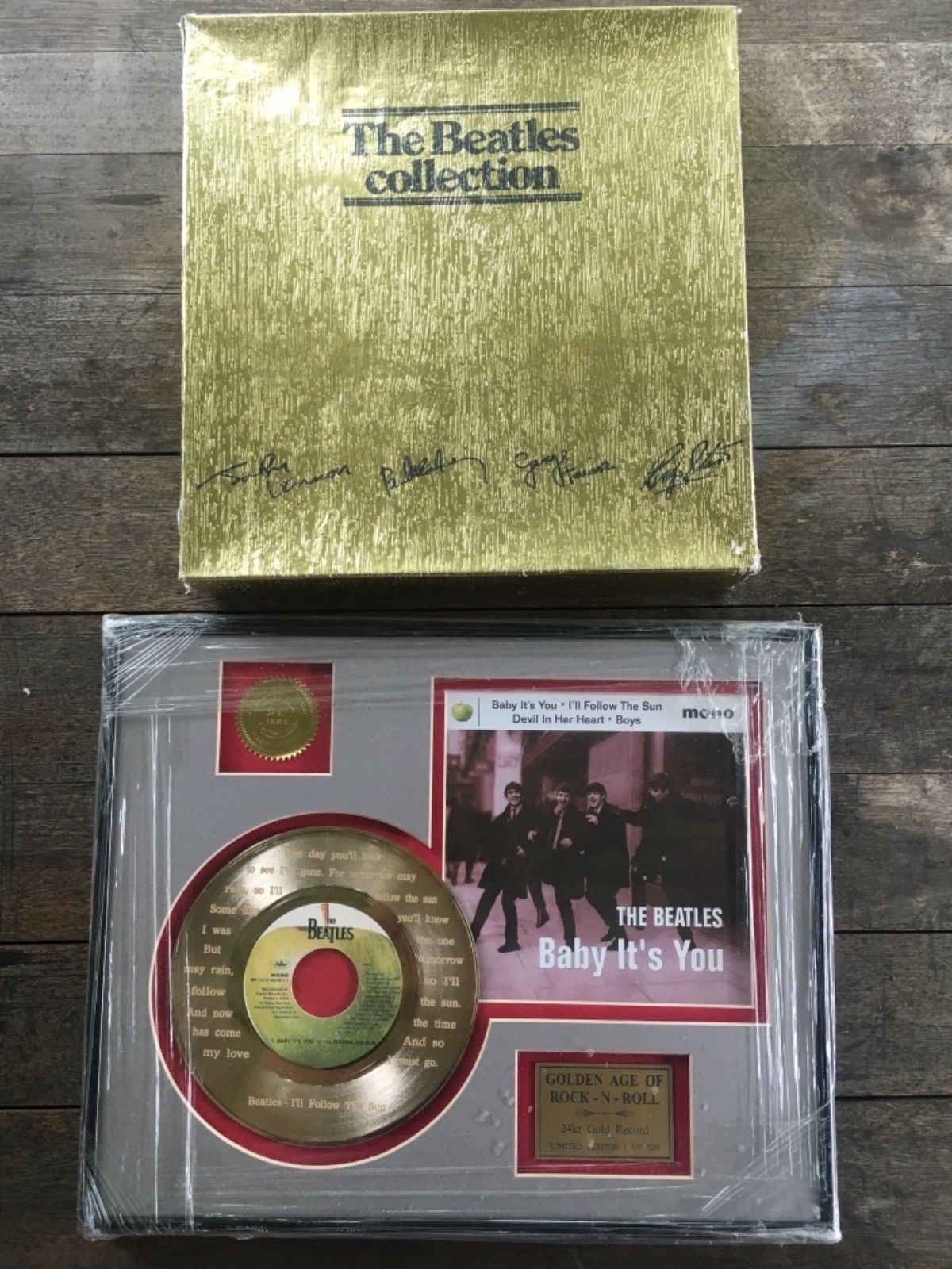 popsike.com - Beatles Gold Vinyl box set and Golden Age of Rock-N-Roll ...