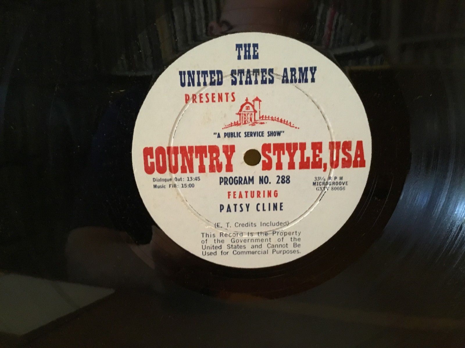 popsike.com - PATSY CLINE / BILLY WALKER: Country Style USA, Radio Show ...