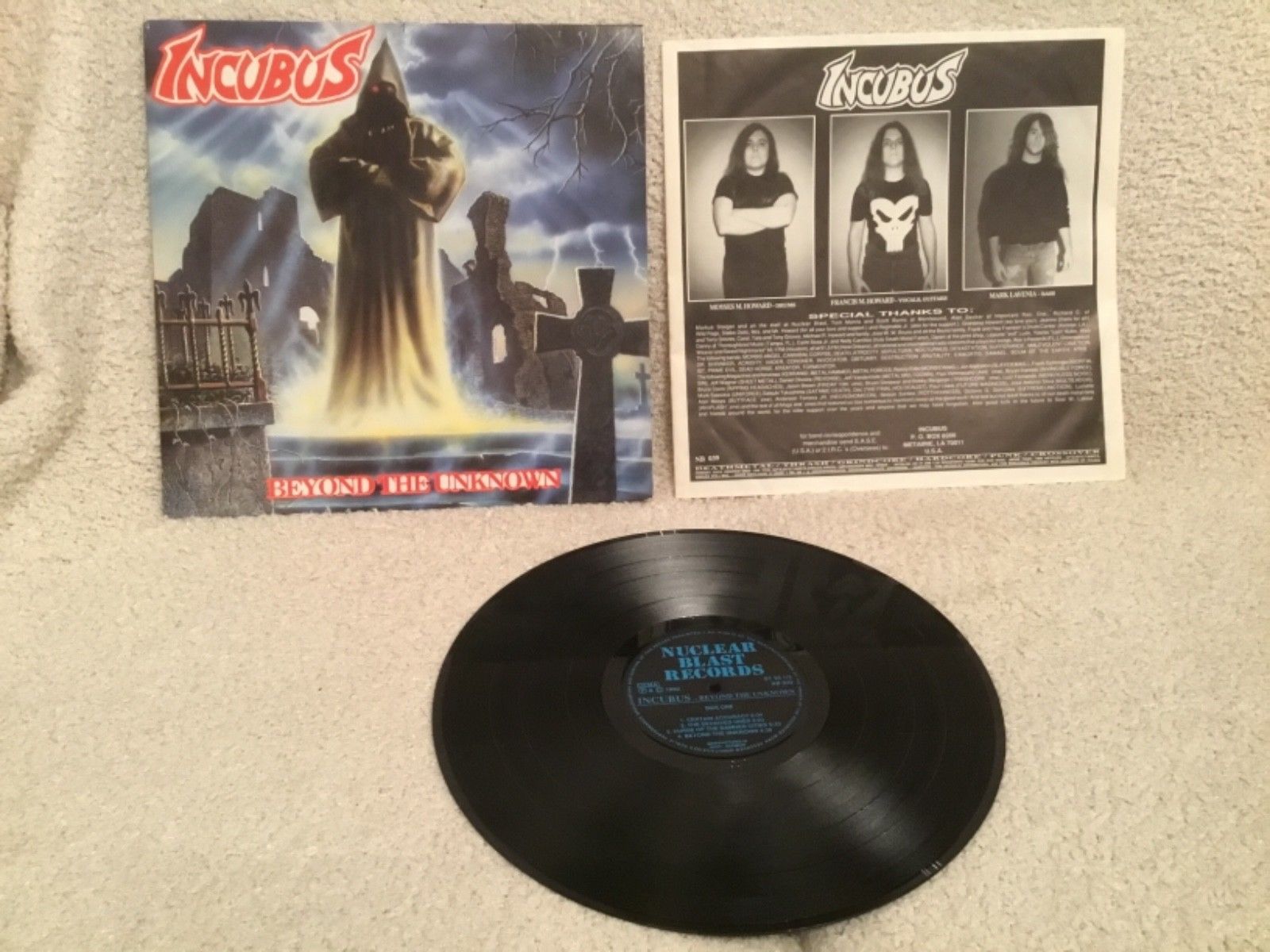 popsike.com - Incubus “Beyond The Unknown” Original Germany 1990 vinyl ...