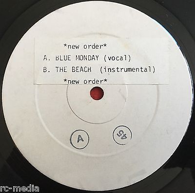 popsike.com - NEW ORDER -Blue Monday- Rare Original 12" Test Pressing ...