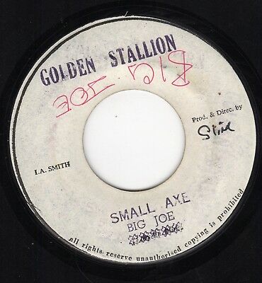 popsike.com - " SMALL AXE. " big joe. GOLDEN STALLION 7in 1971 ...
