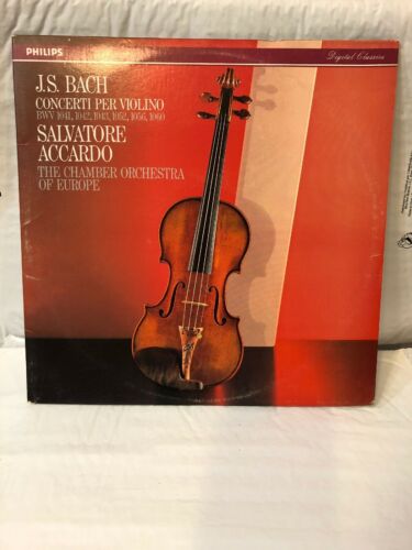 popsike.com - BACH Violin Concertos PHILIPS Salvatore Accardo VINYL 2 ...