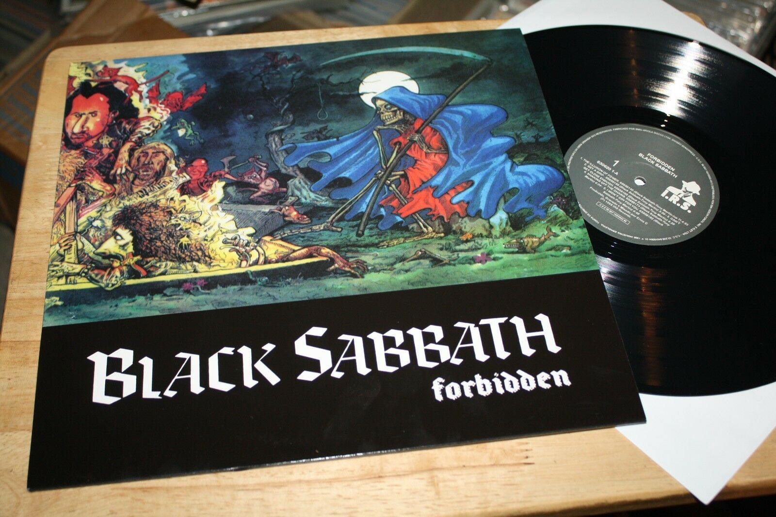 popsike.com - Black Sabbath - Forbidden - Rare I:R:S: Records Brazil ...