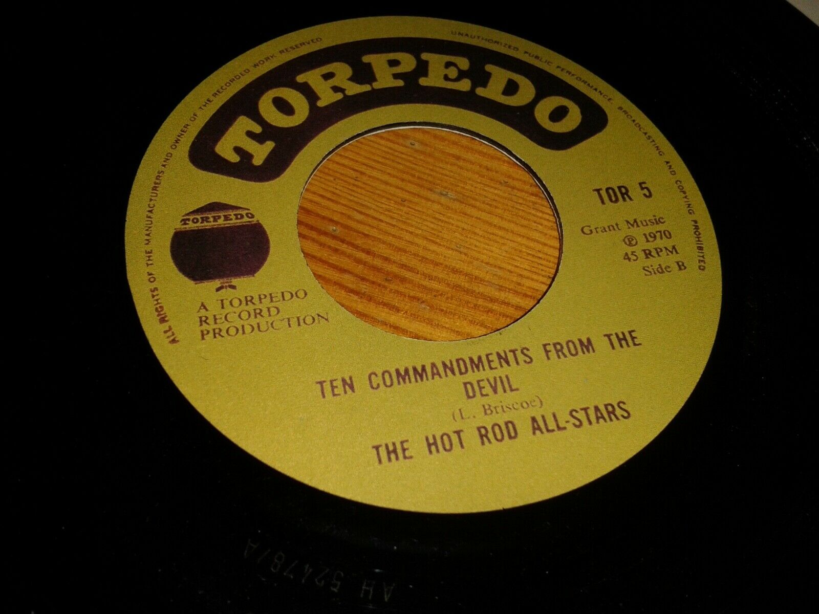 popsike.com - The Hot Rod Allstars Ten Commandments from the Devil ...