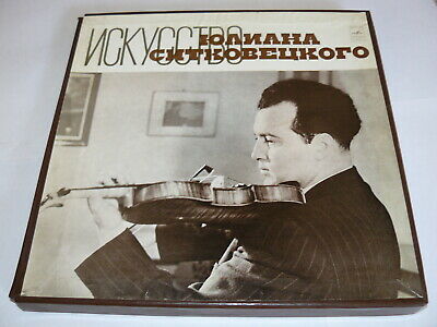 popsike.com - 4LP THE ART OF JULIAN SITKOVETSKY SITKOVECKY MELODIYA ...