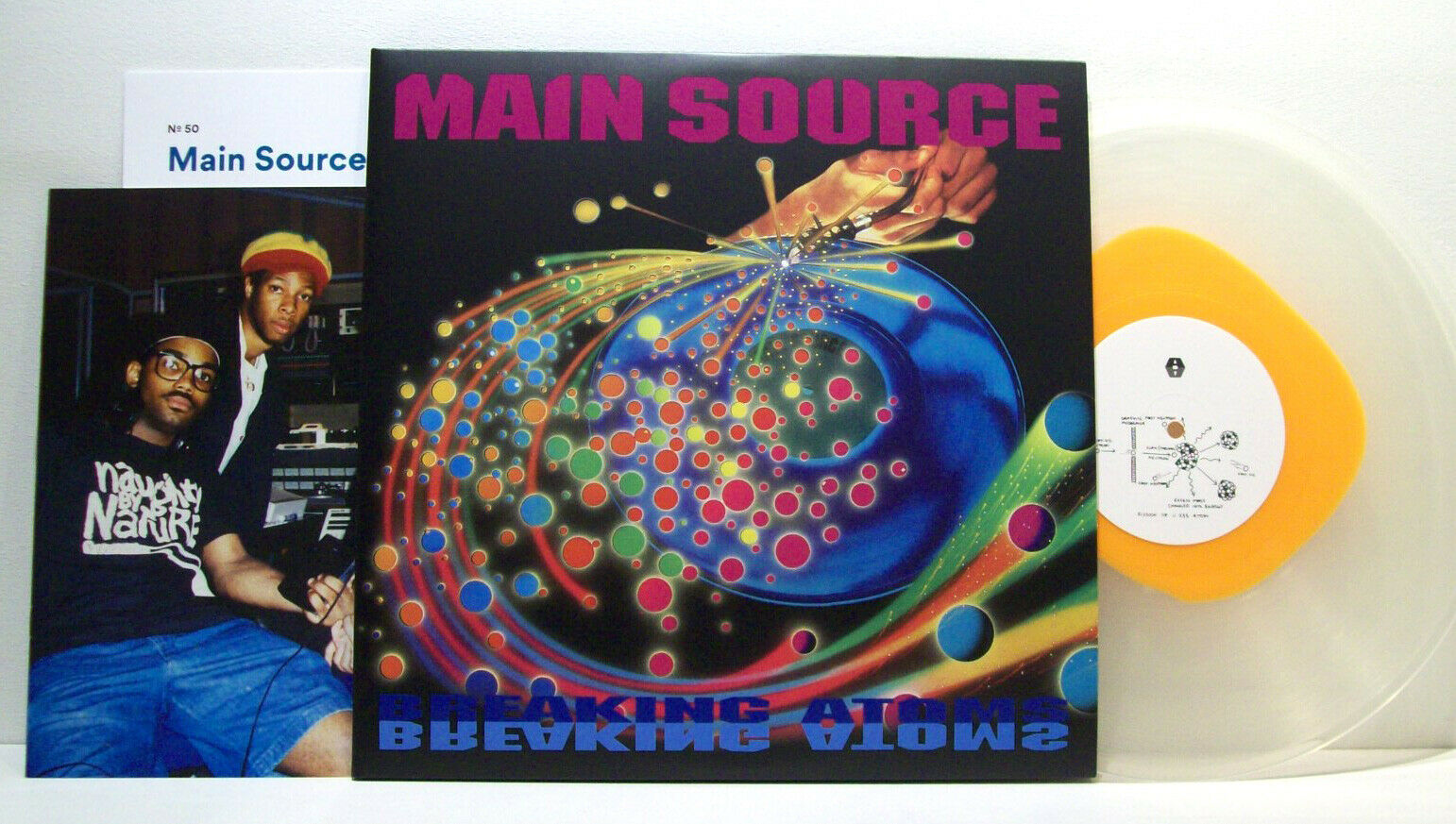 popsike.com - MAIN SOURCE breaking atoms LP gatefold RE with inserts ...