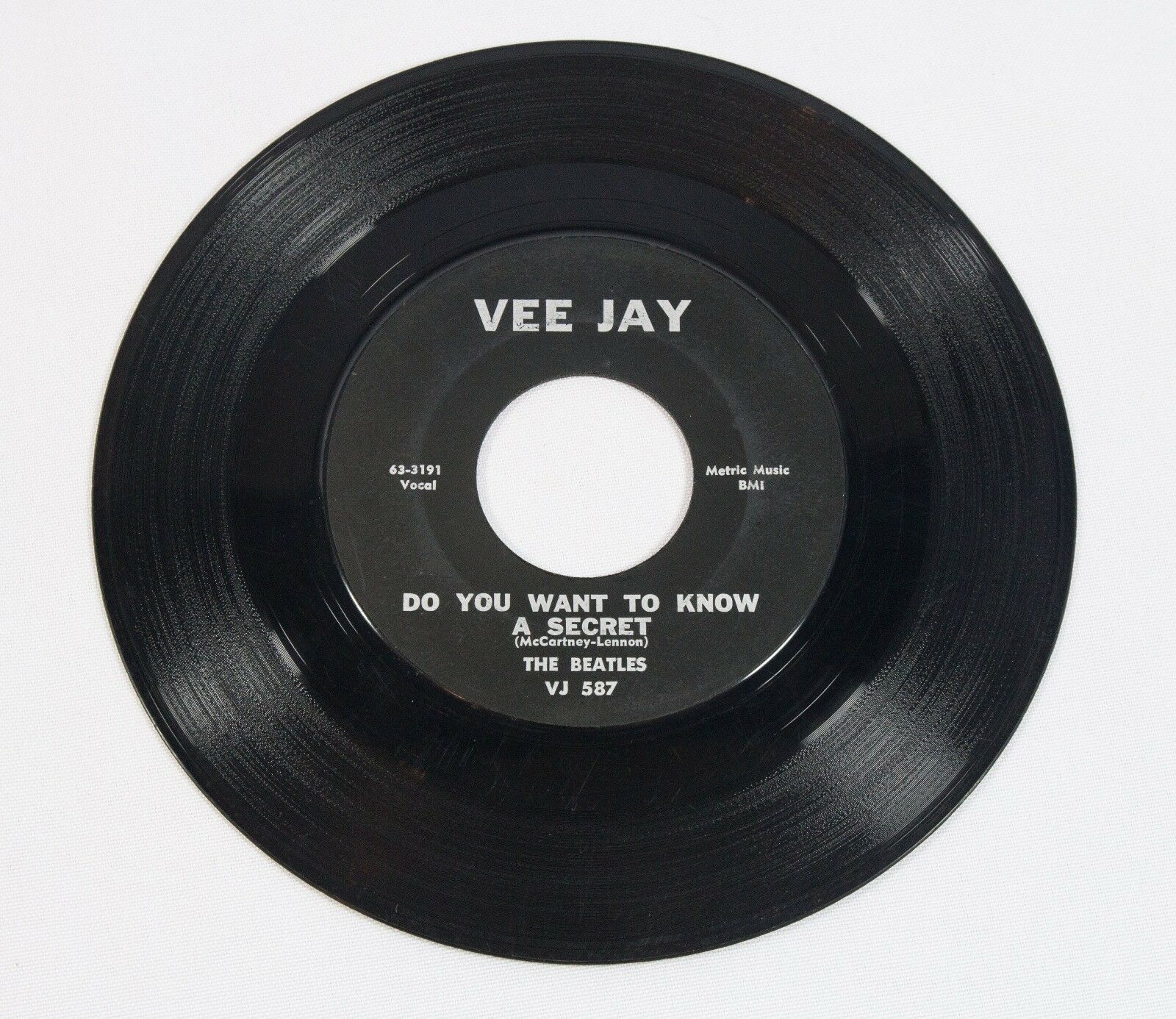 popsike.com - The Beatles 45 rpm vee jay 587 Thank you girl - Do you want to know a secret ...