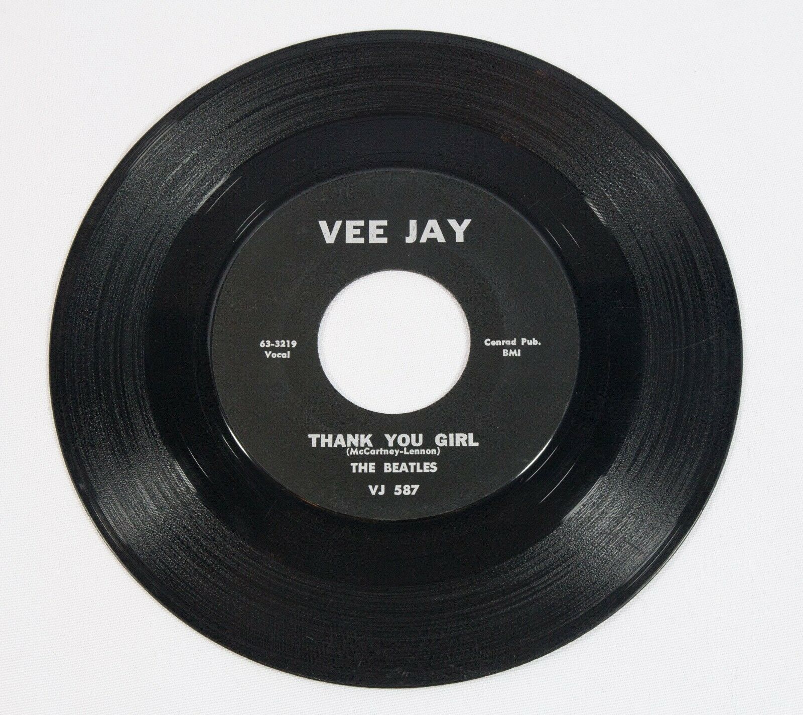 popsike.com - The Beatles 45 rpm vee jay 587 Thank you girl - Do you want to know a secret ...