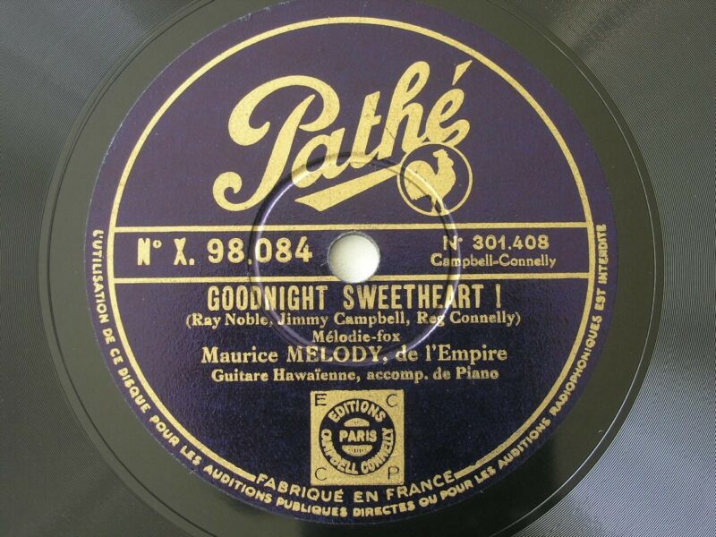 popsike.com - Maurice Melody Hawaiian Guitar Goodnight Sweetheart ...