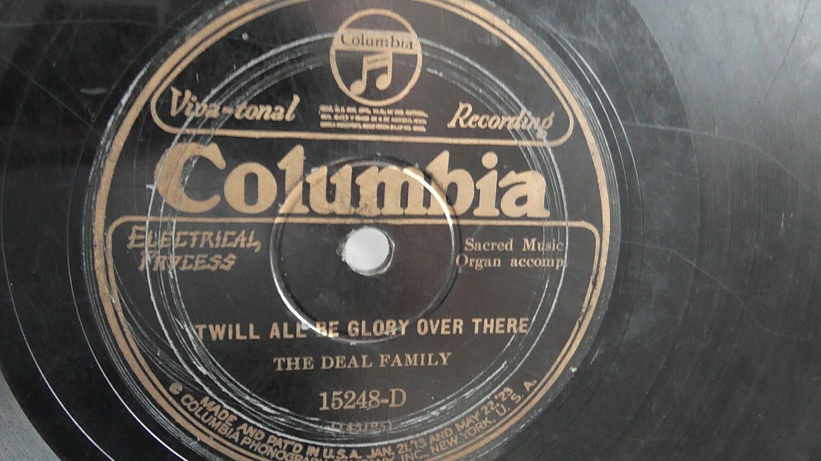 popsike.com - The Deal Family - 78rpm single 10-inch – Columbia #15248 ...