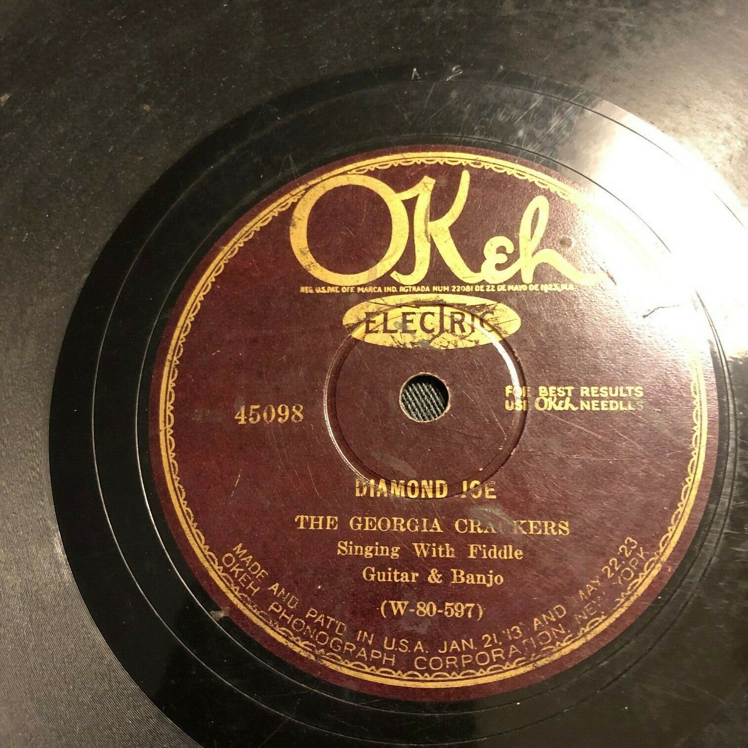 popsike.com - COUNTRY GEORGIA CRACKERS Okeh 45098 Diamond Joe/Coon from ...