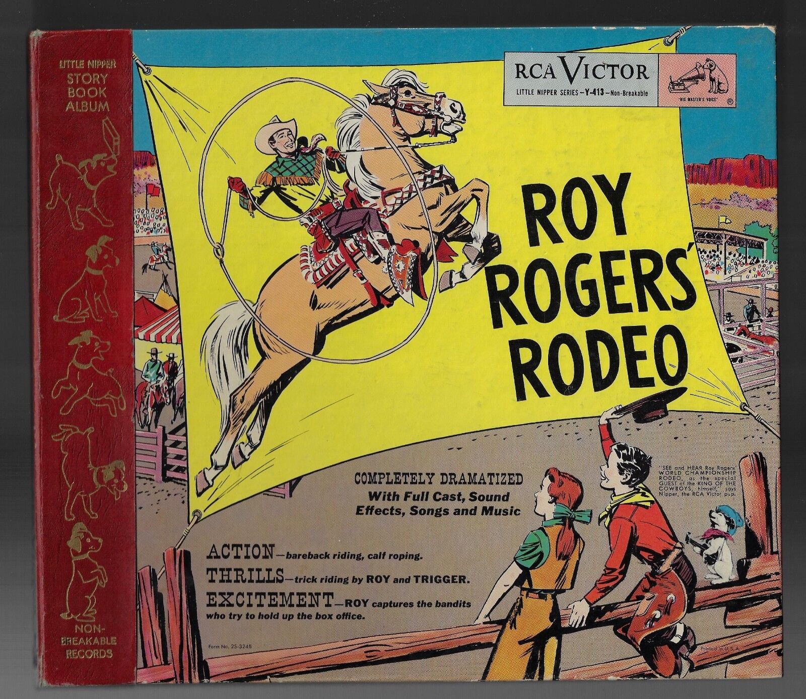 popsike.com - Roy Rogers 1950 Little Nipper Story Book Album RCA Victor ...