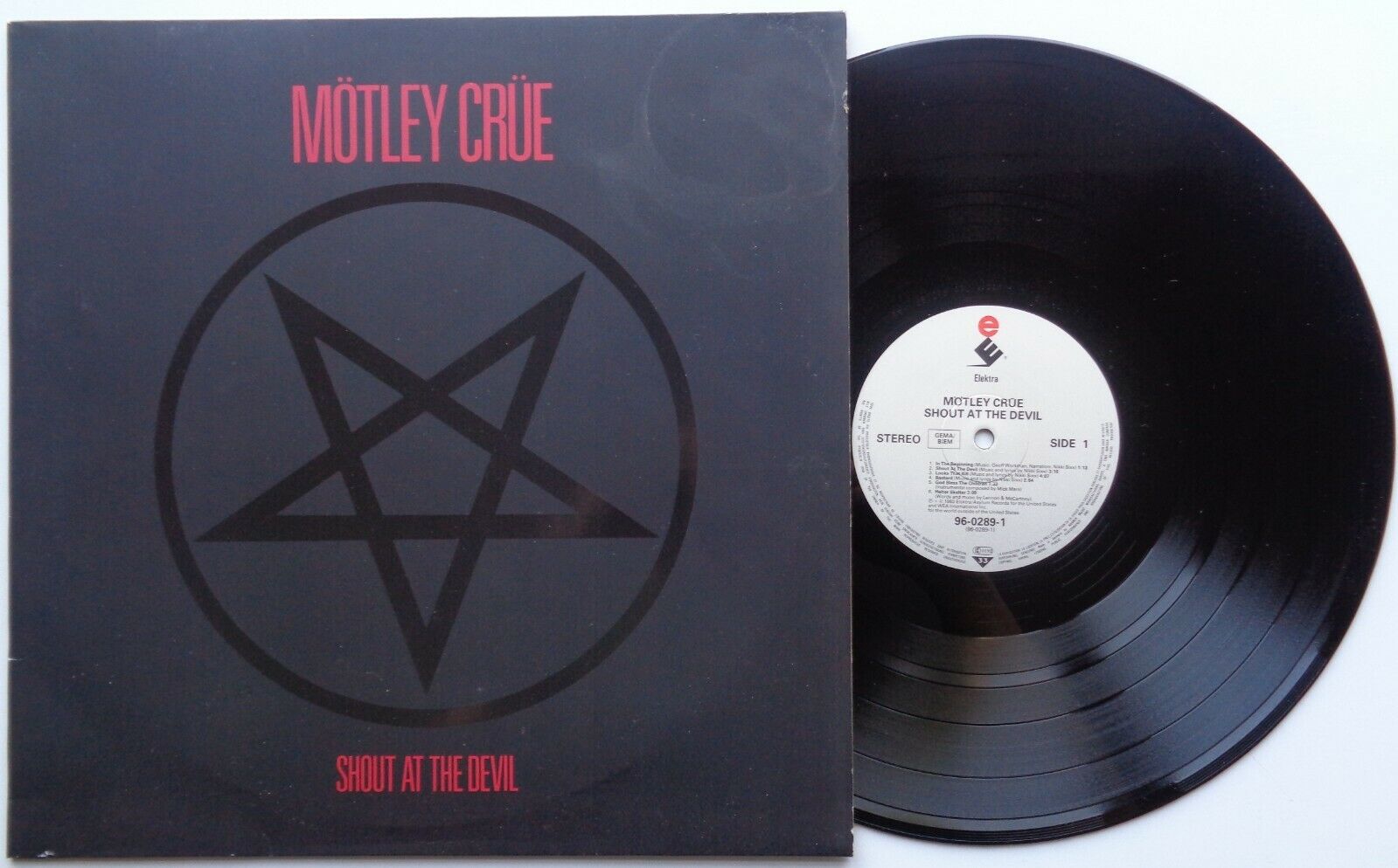popsike.com - K46 Mötley Crüe Shout at the Devil 96-0289-1 EU LP ...