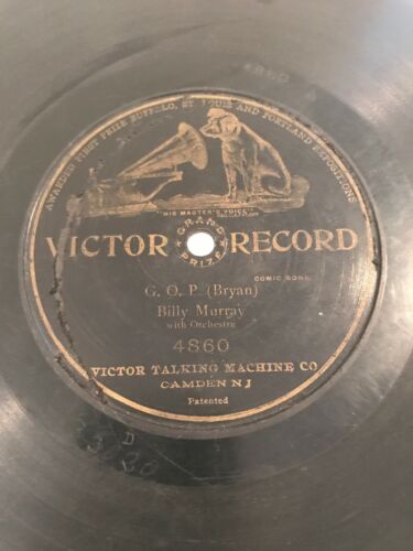 popsike.com - RARE Billy Murray 78 rpm Victor Record 4860 G.O.P From ...
