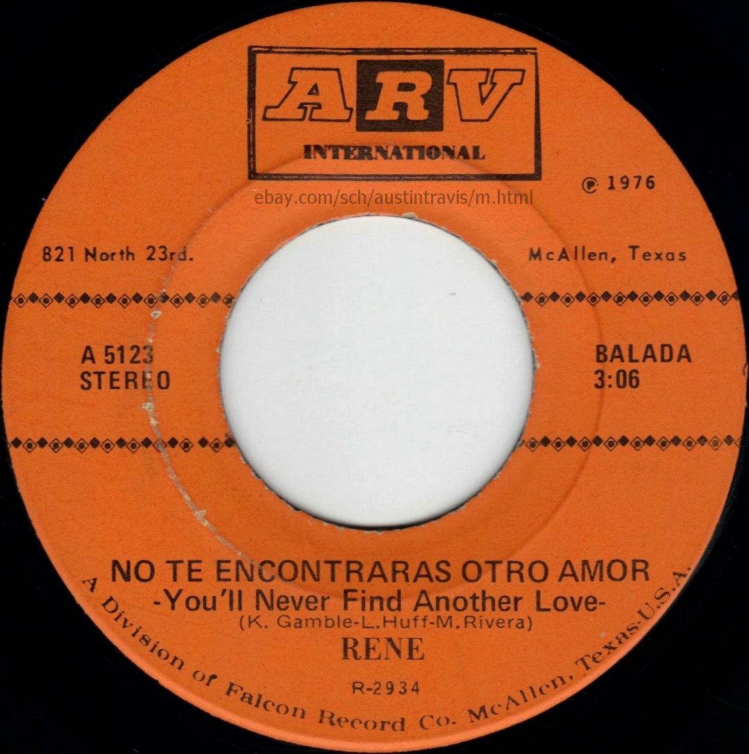 popsike.com - killer TERA RARE texas LATIN CHICANO modern soul 45 RENE ...