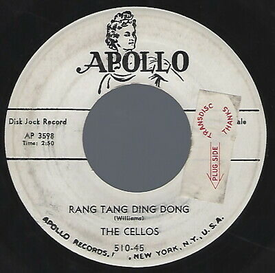 popsike.com - CELLOS on Apollo PROMO - Rang Tang Ding Dong/You took my ...
