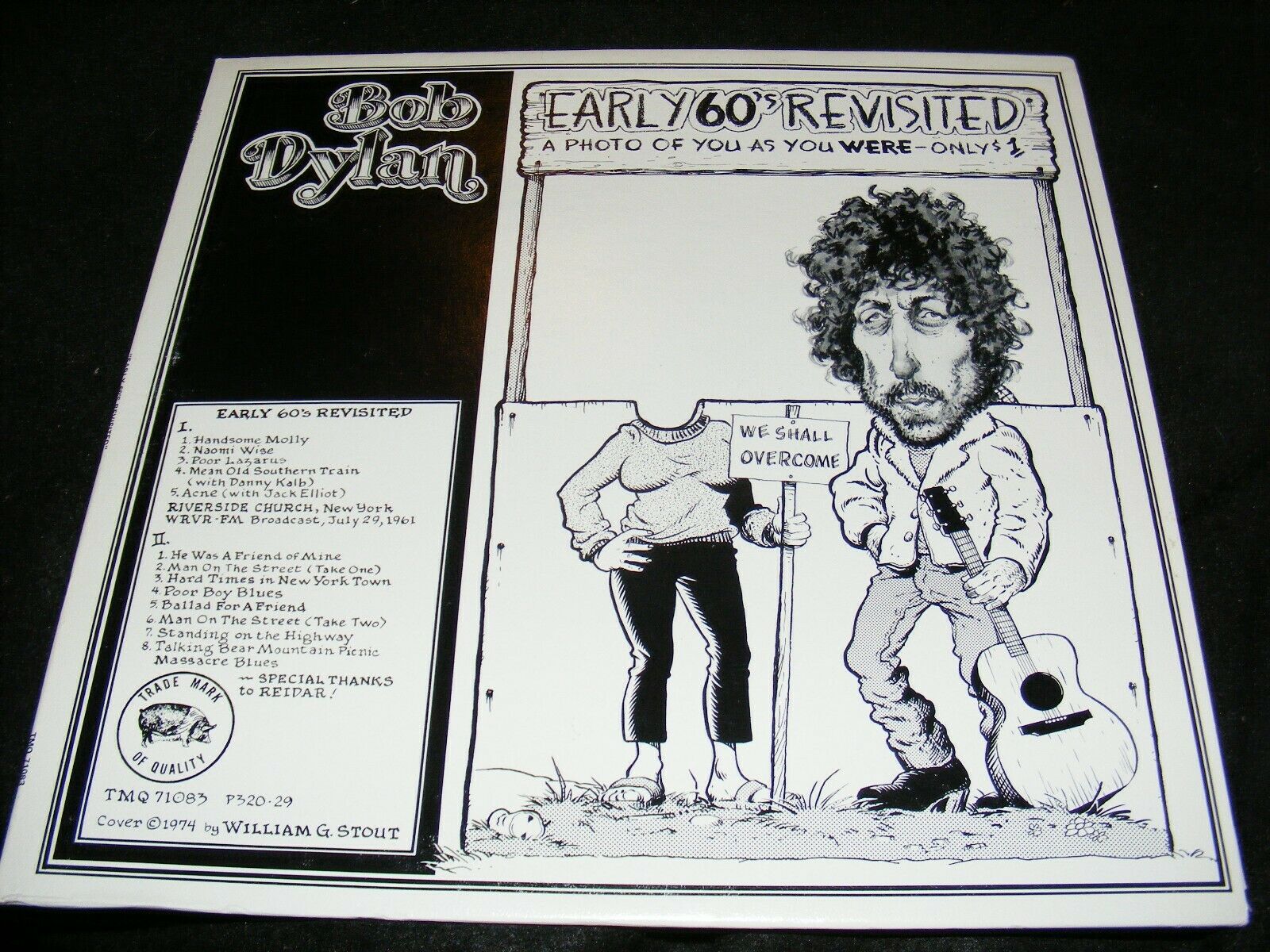 popsike.com - BOB DYLAN Collectors LP Early 60s Revisited FUNNY William ...