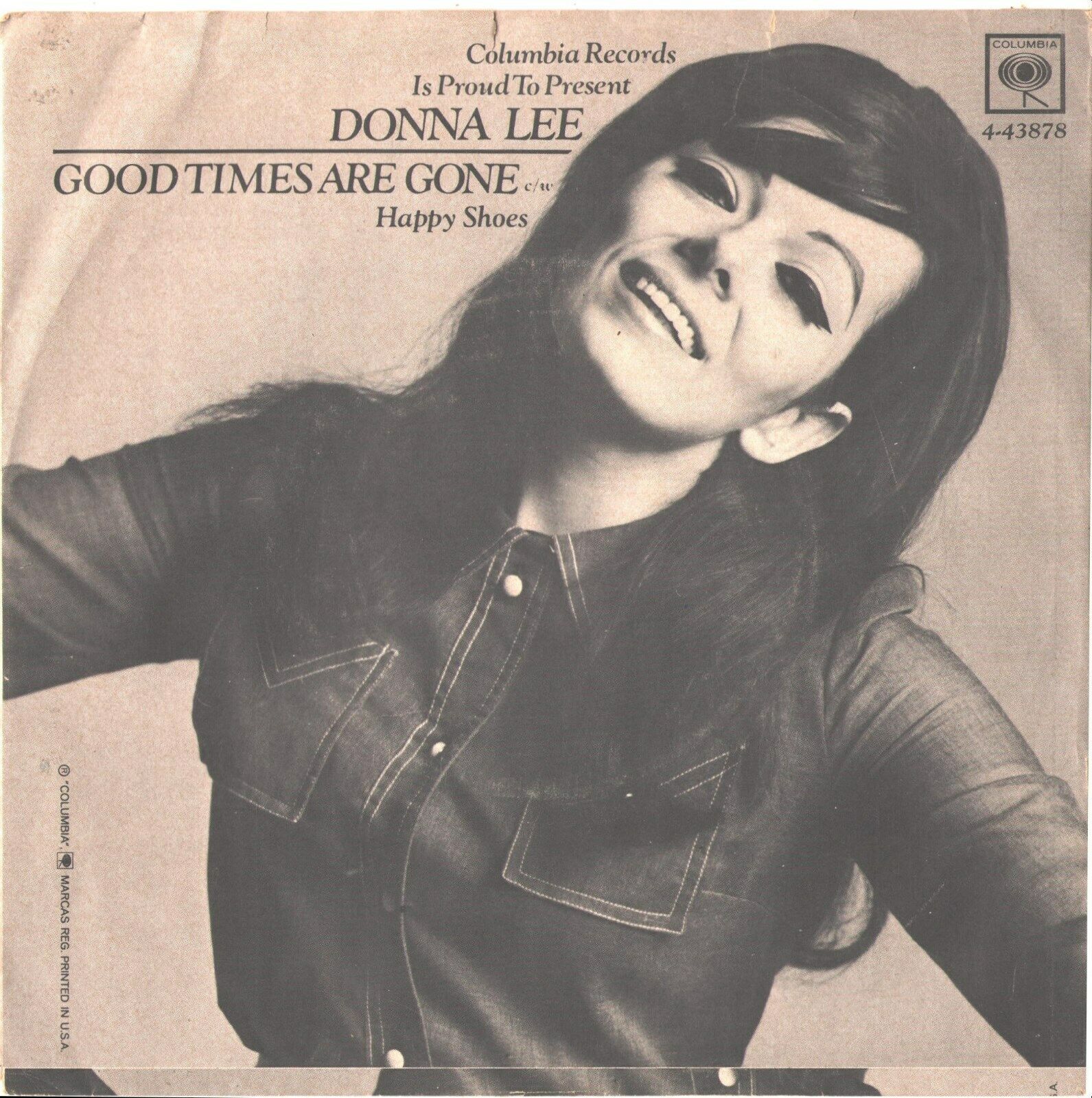 popsike.com - DONNA LEE--PICTURE SLEEVE + 45--(GOOD TIMES ARE GONE)--PS ...