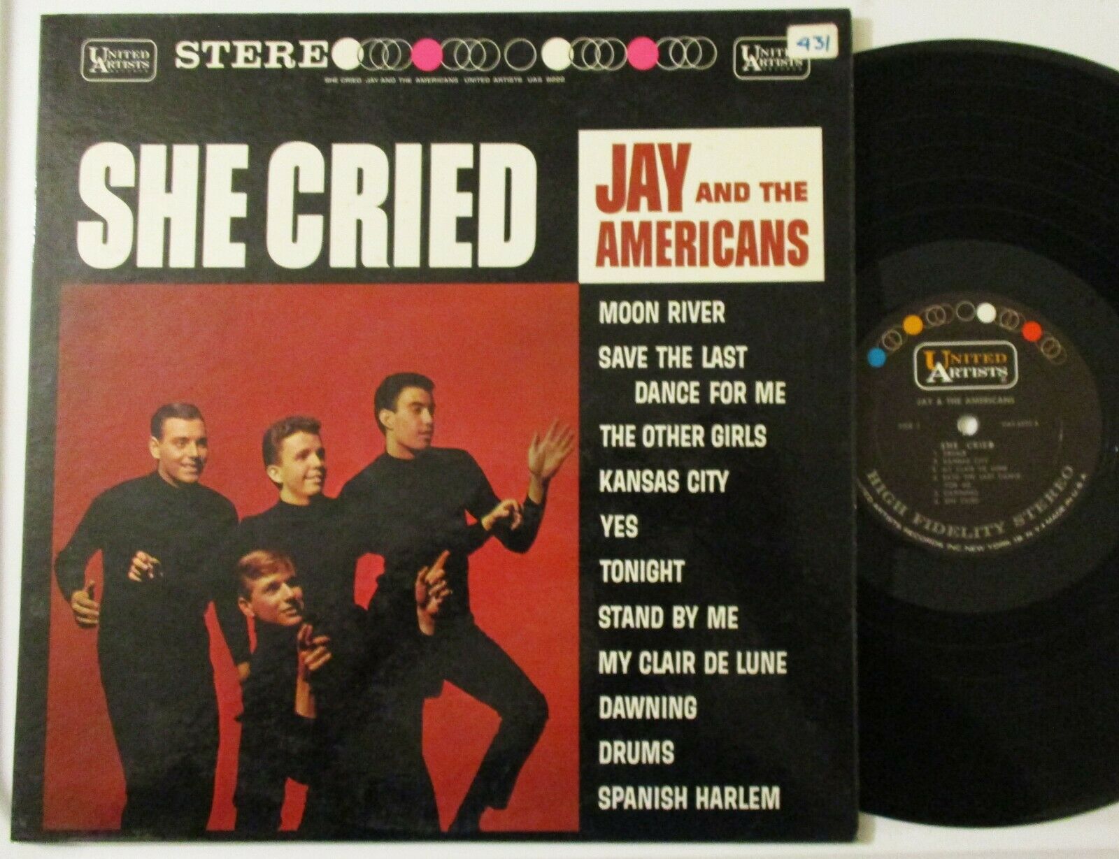 popsike.com - JAY & THE AMERICANS "SHE CRIED" UNITED ARTISTS RARE ...