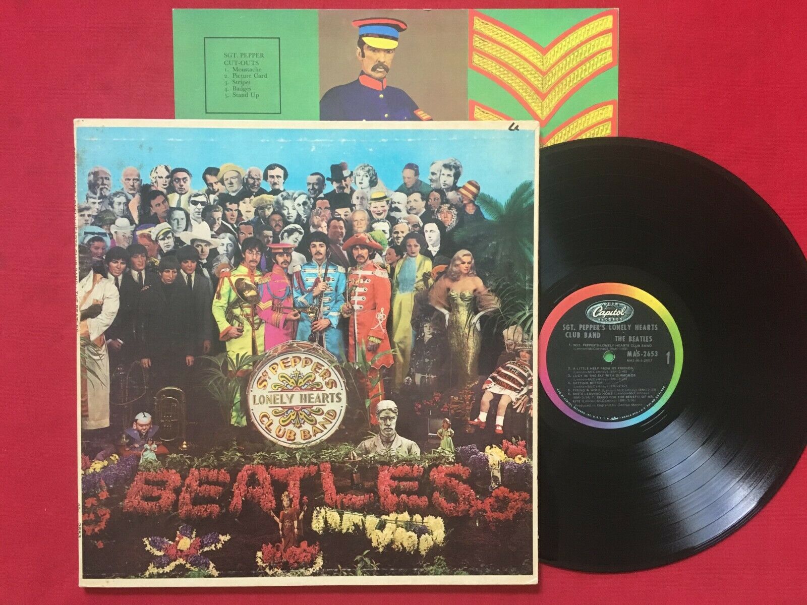popsike.com - THE BEATLES SGT PEPPERS LONELY HEARTS CLUB BAND LP (1967) ORIG MONO MAS 2653 ...
