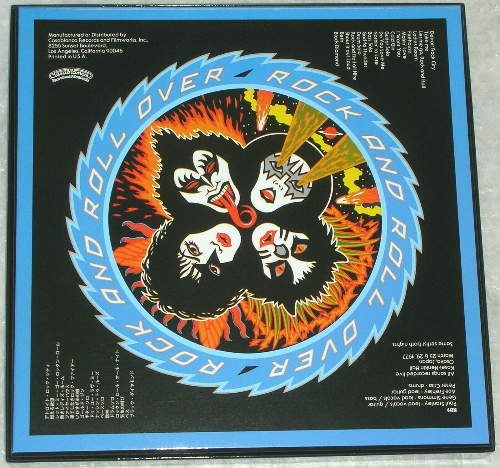 popsike.com - KISS - Rock And Roll Over – Osaka 1977, 4 LP PICTURE DISC ...