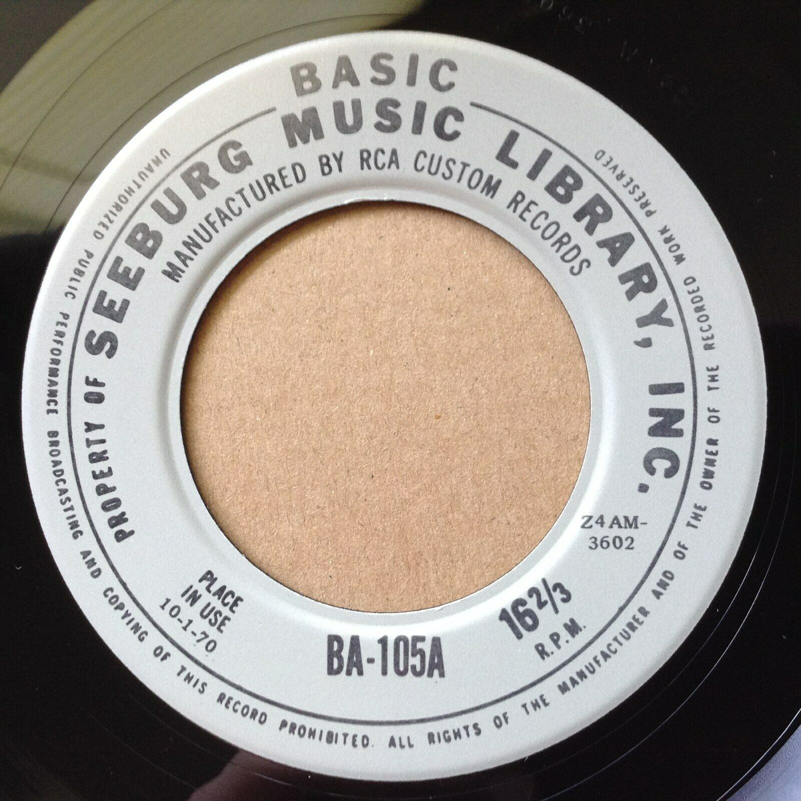popsike.com - Oct 1970 Seeburg 1000 Background Music 16 RPM Records ...