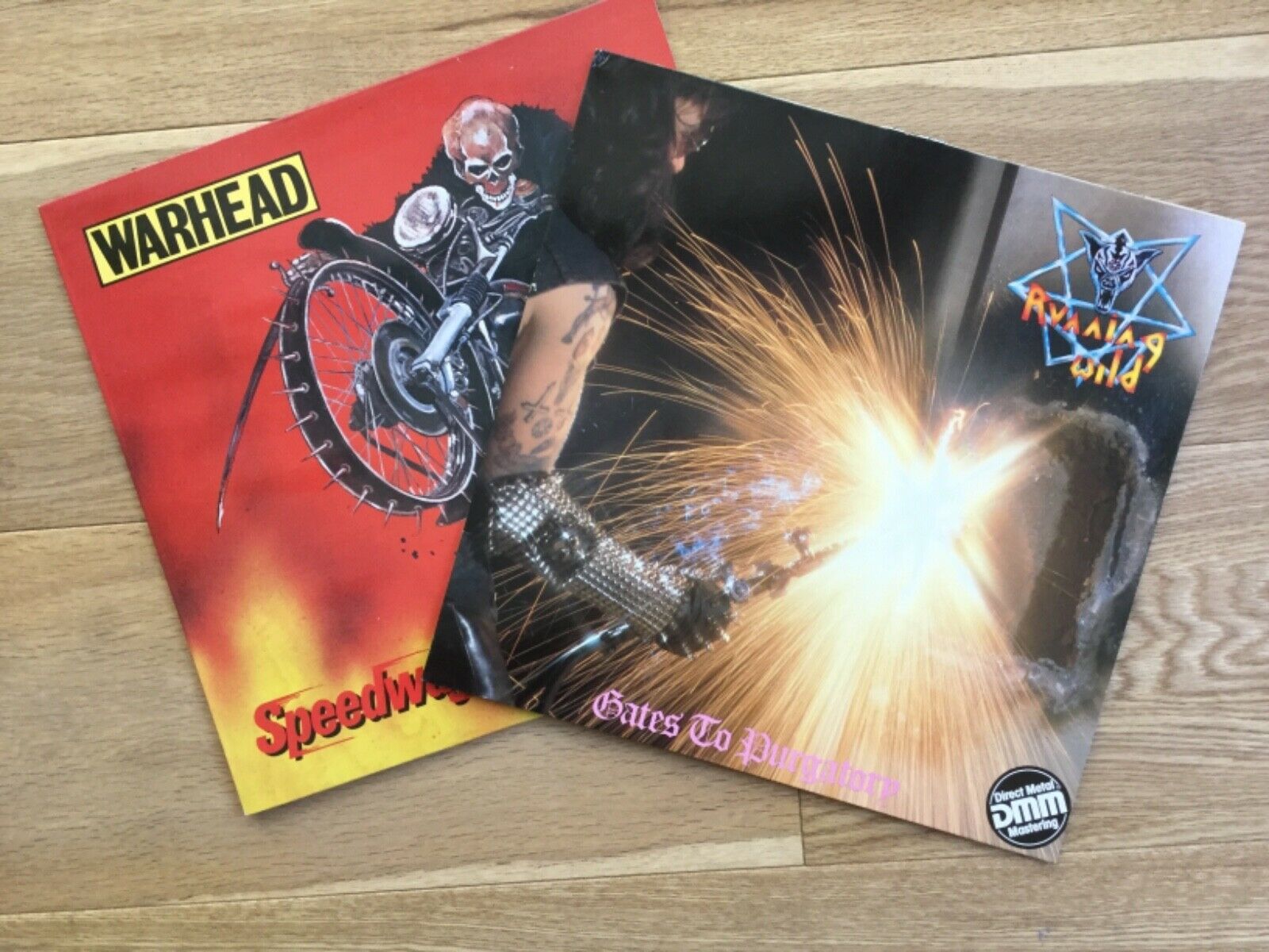 popsike.com - 2 LP RUNNING WILD-Gates to Purgatory und WARHEAD ...