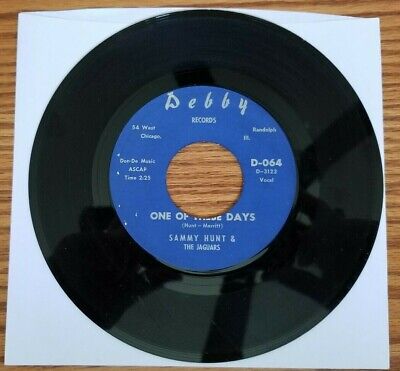 popsike.com - Vtg 45 Sammy Hunt & The Jaguars The Big Change Debby ...