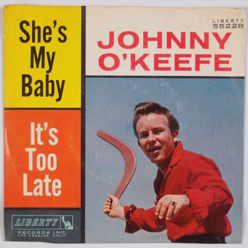 popsike.com - JOHNNY O’KEEFE: She’s My Baby LIBERTY DJ Promo 45 PS ...