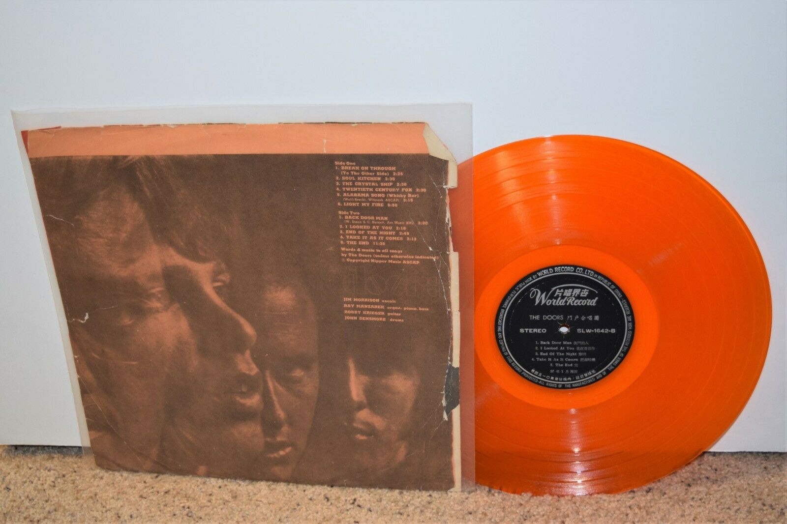 popsike.com - The DOORS - S/T first - Taiwan World Record SLW-1642 ...