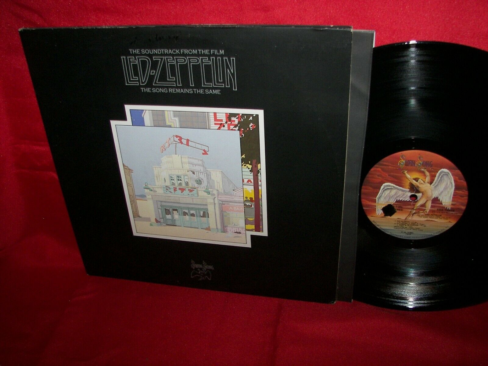 popsike.com - LED ZEPPELIN the song remains the same 2 LP record album ...