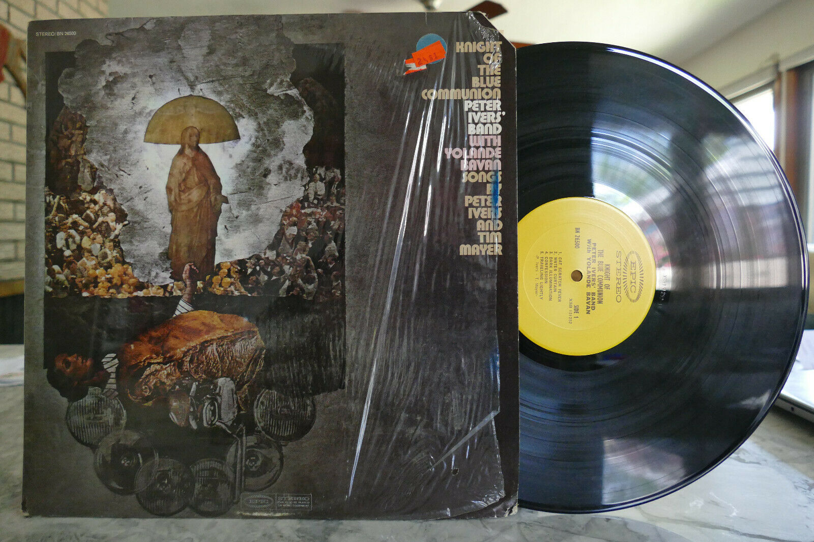 popsike.com - PETER IVERS' BAND in shrink KNGHT OF THE BLUE COMMUNION ...