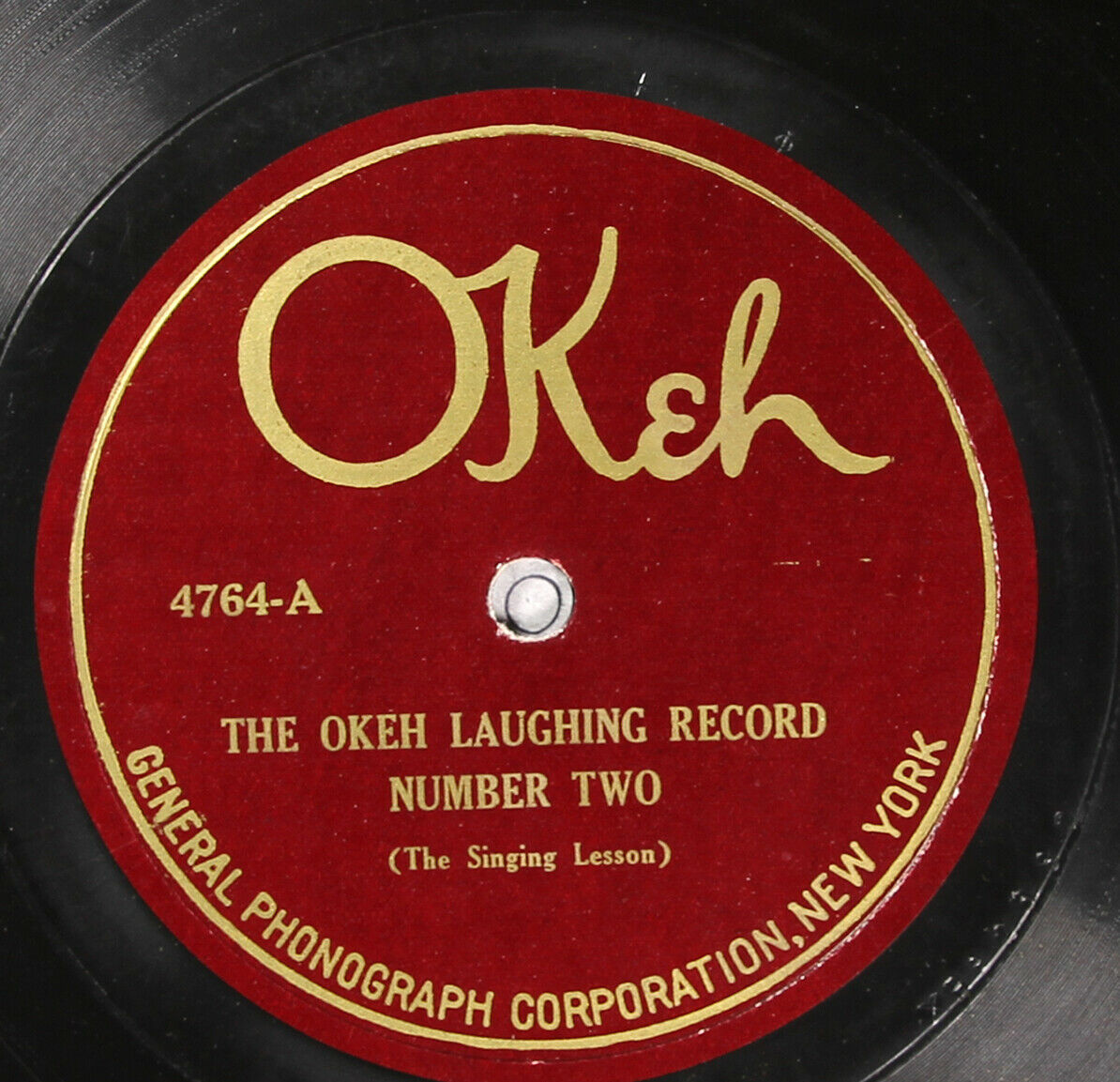 popsike.com - The Okeh Laughing Record Number 2 OKEH 4764 E PRE WAR ...
