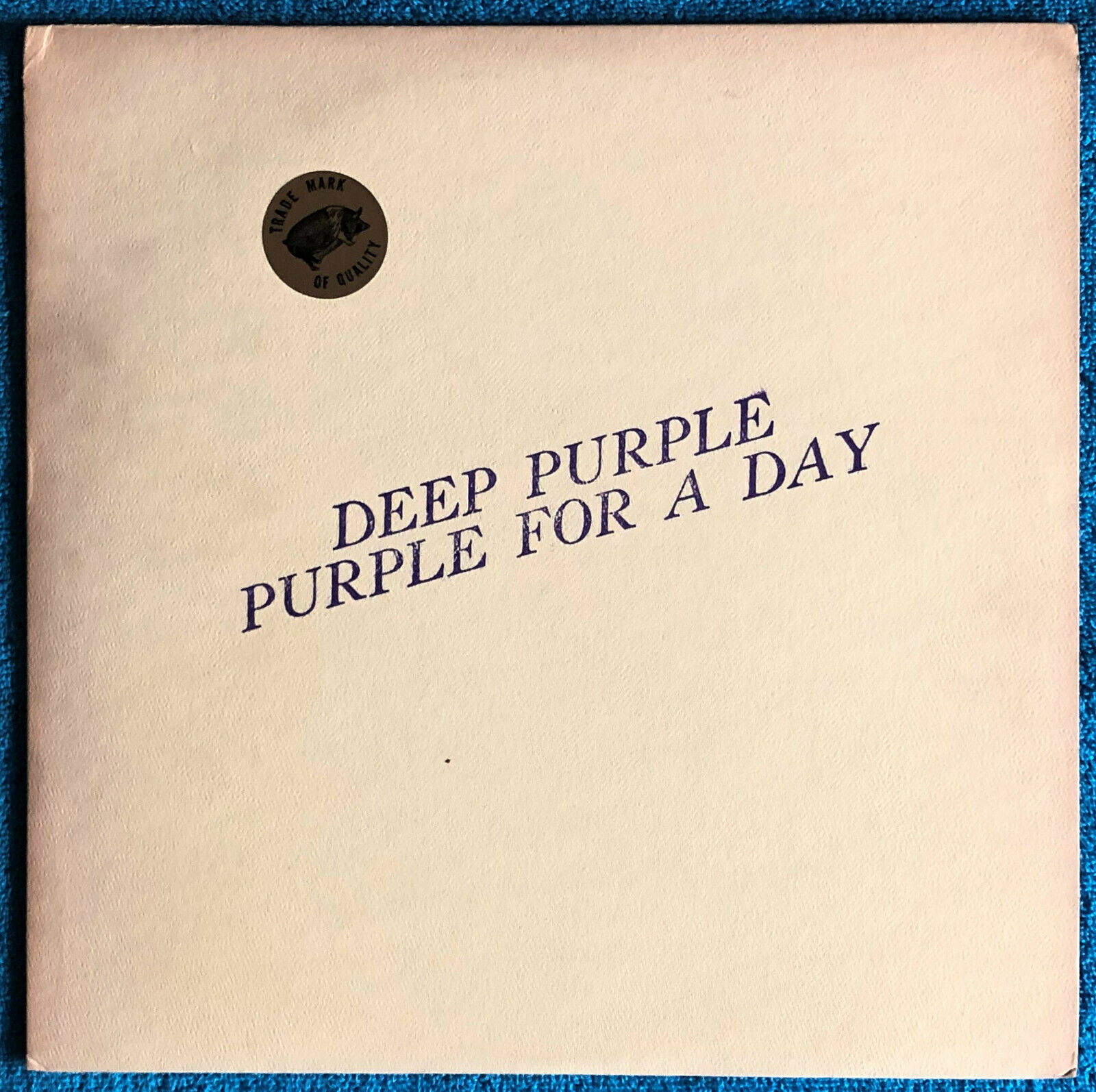 popsike.com - DEEP PURPLE VINTAGE PURPLE FOR A DAY BOOTLEG LP, YELLOW ...