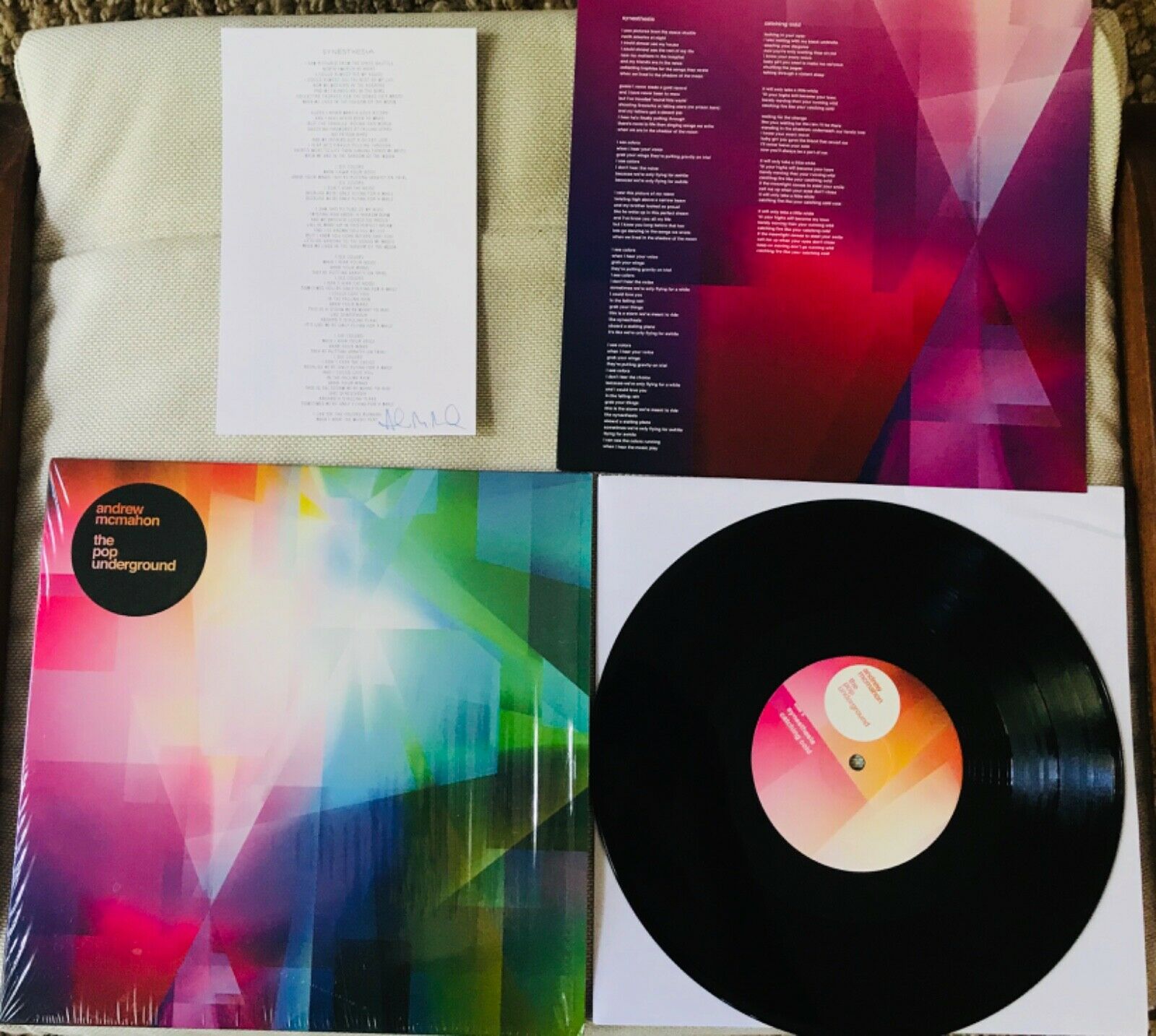 popsike.com - Andrew McMahon Pop Underground in shrink unplayed 10" LP ...