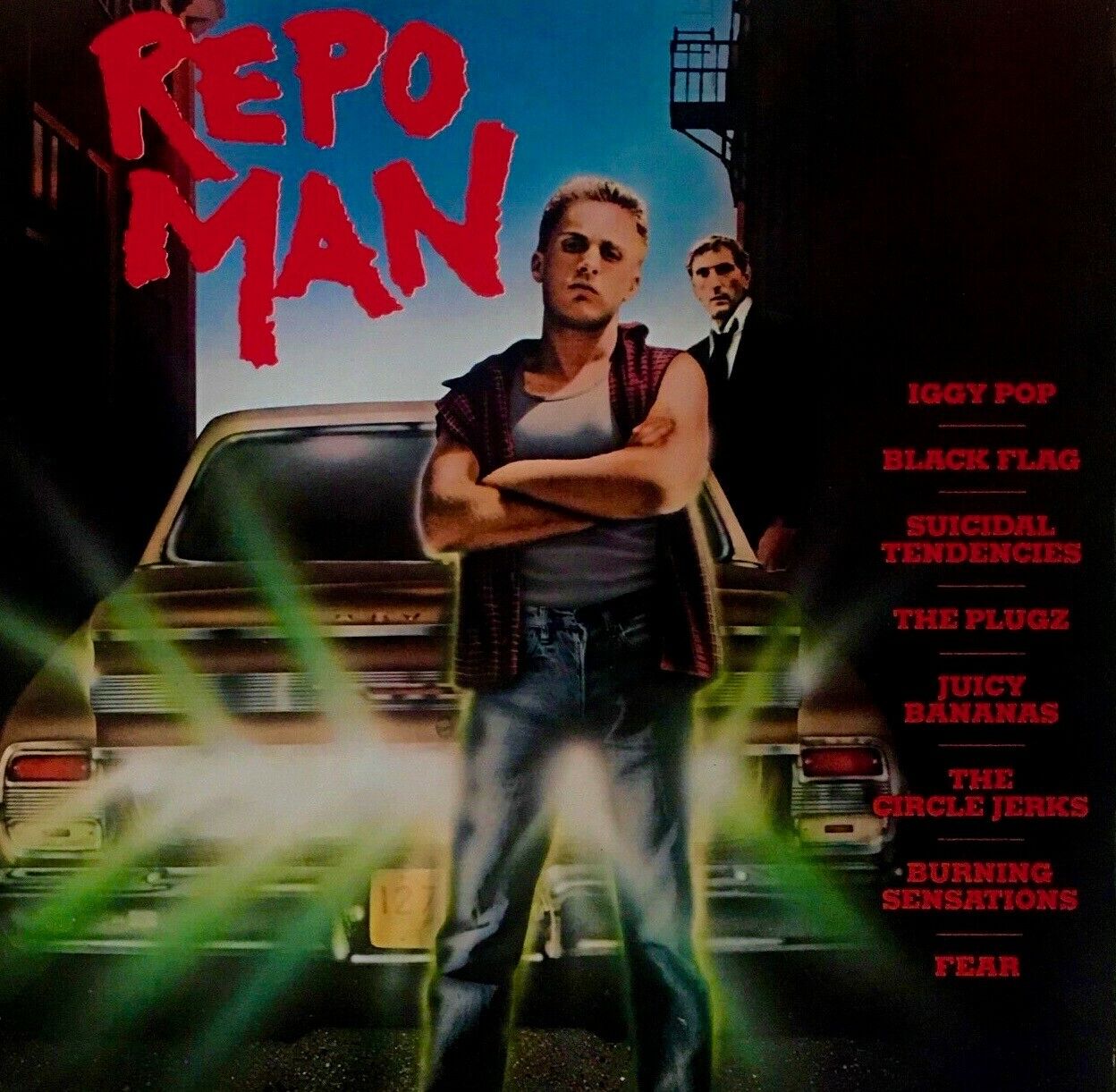 popsike.com - Vtg 1984 REPO MAN Movie Soundtrack RECORD Vinyl OST Album ...