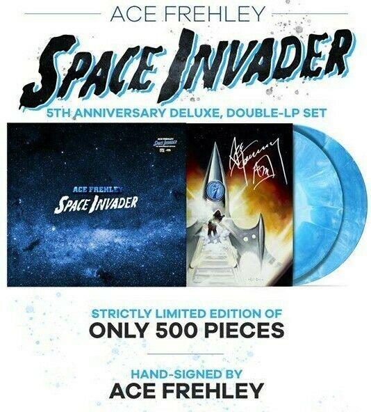 popsike.com - Ace Frehley Space Invader SIGNED 5th Ann. xx/500 DELUXE ...