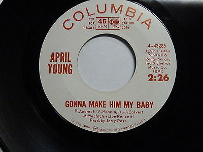 popsike.com - April Young - Gonna Make Him My Baby M- 1965 ORIGINAL ...