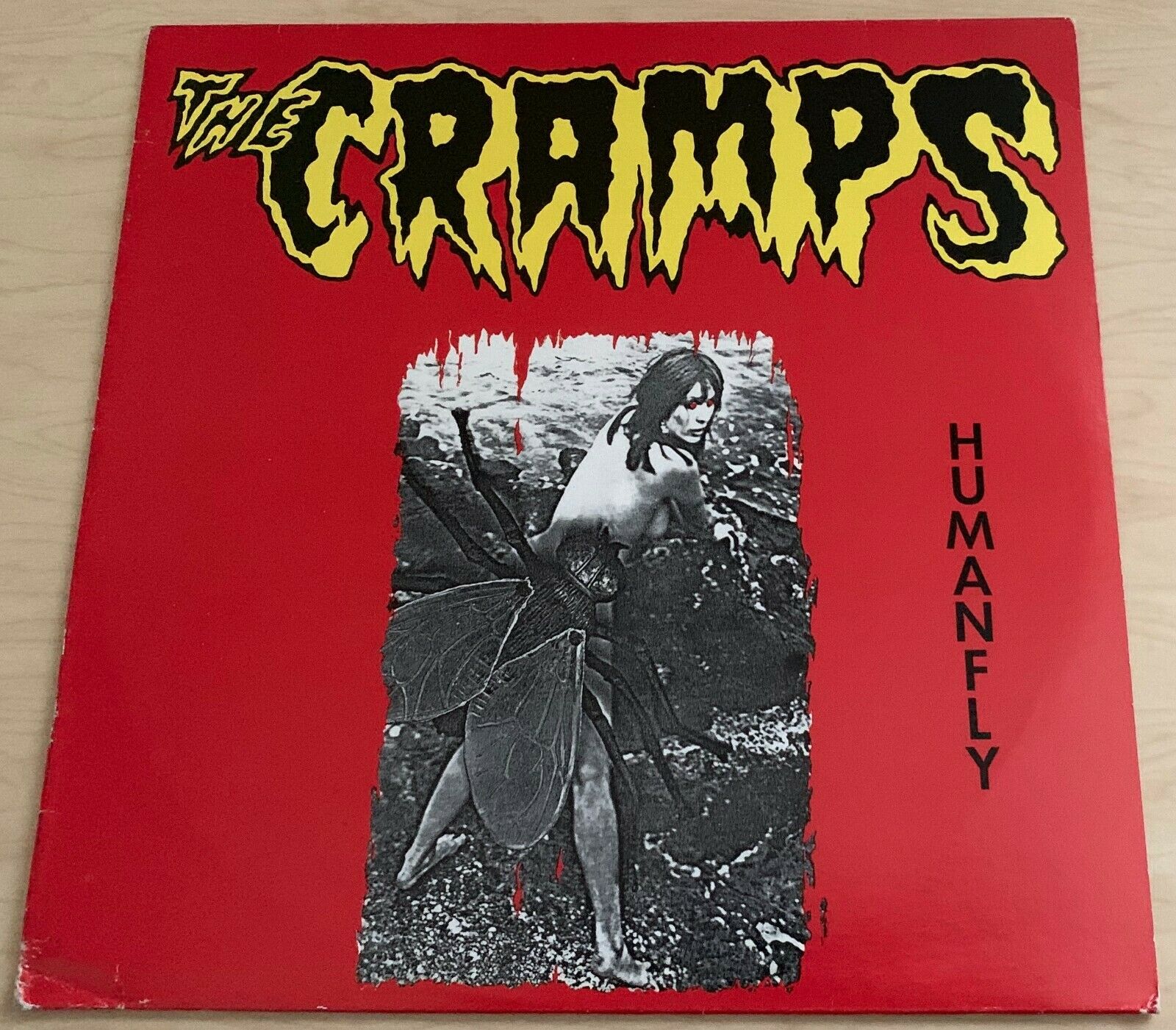popsike.com - THE CRAMPS Human Fly (1982) LP Belgium No Label PUNK Psychobilly LIVE Rare ...