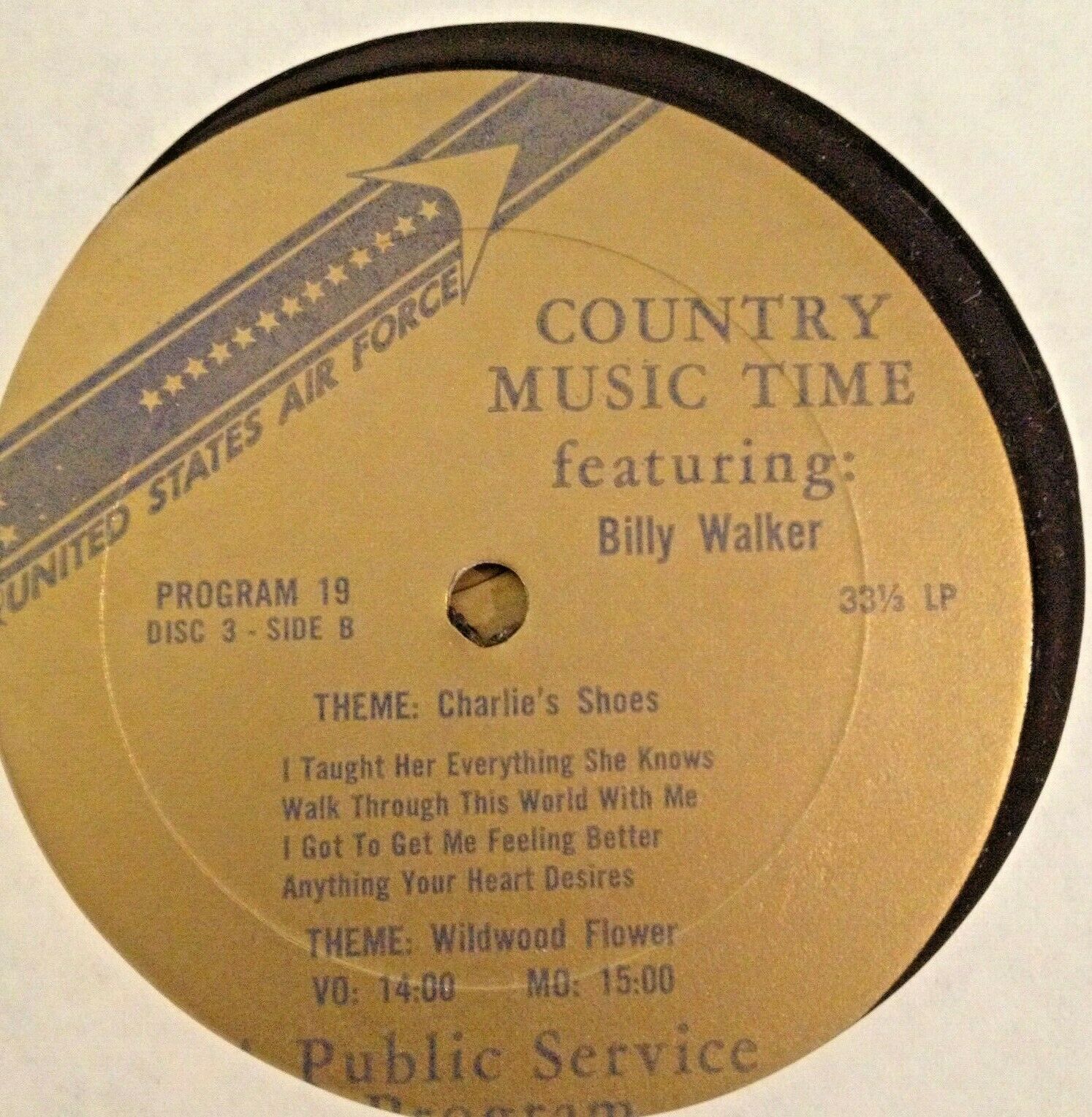 popsike.com - RADIO SHOW: USAF COUNTRY MUSIC TIME 18 WILMA BURGESS & 19 ...