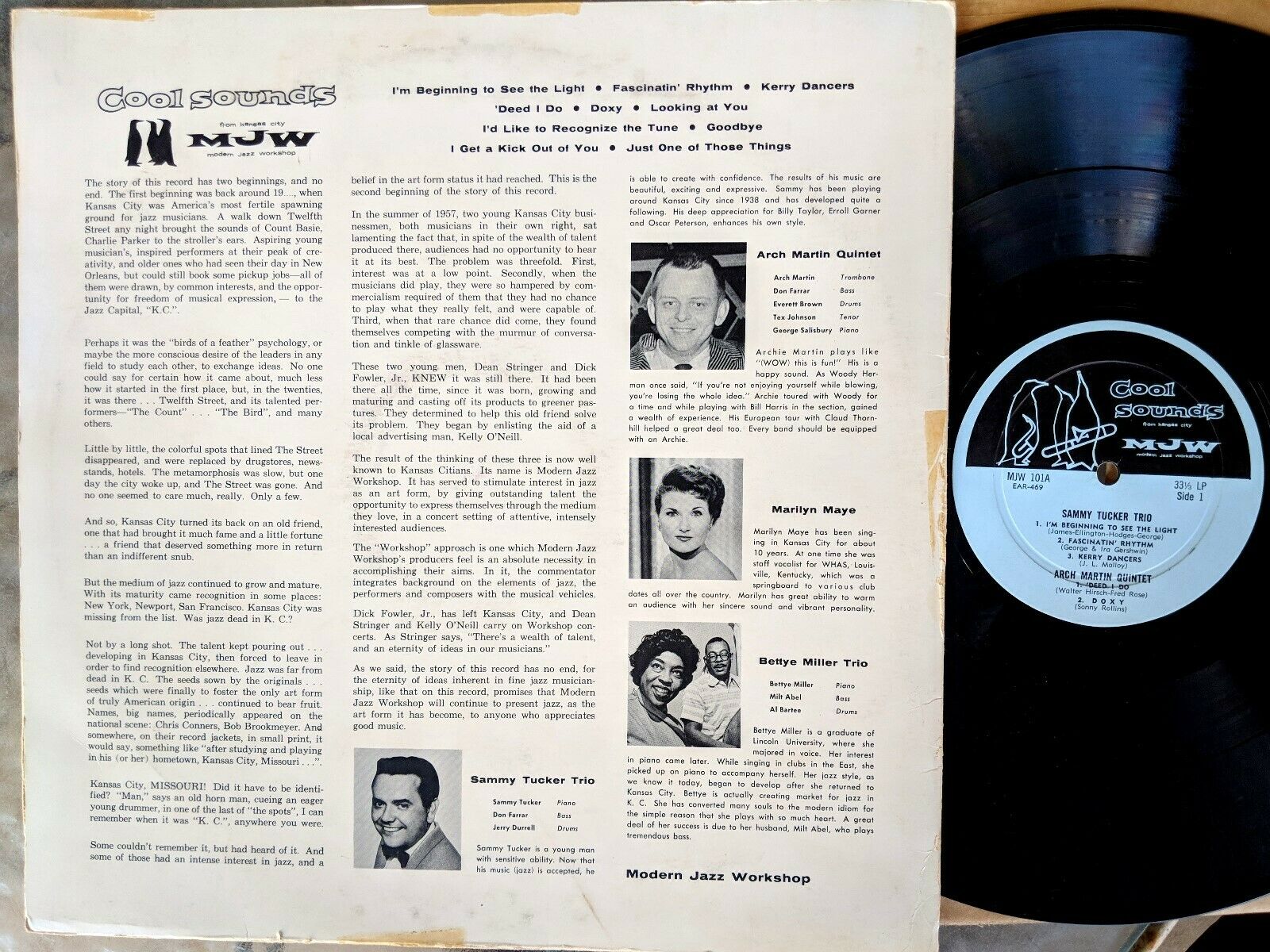 popsike.com - RARE JAZZ LP: COOL SOUNDS FROM KANSAS CITY Marilyn Maye ...