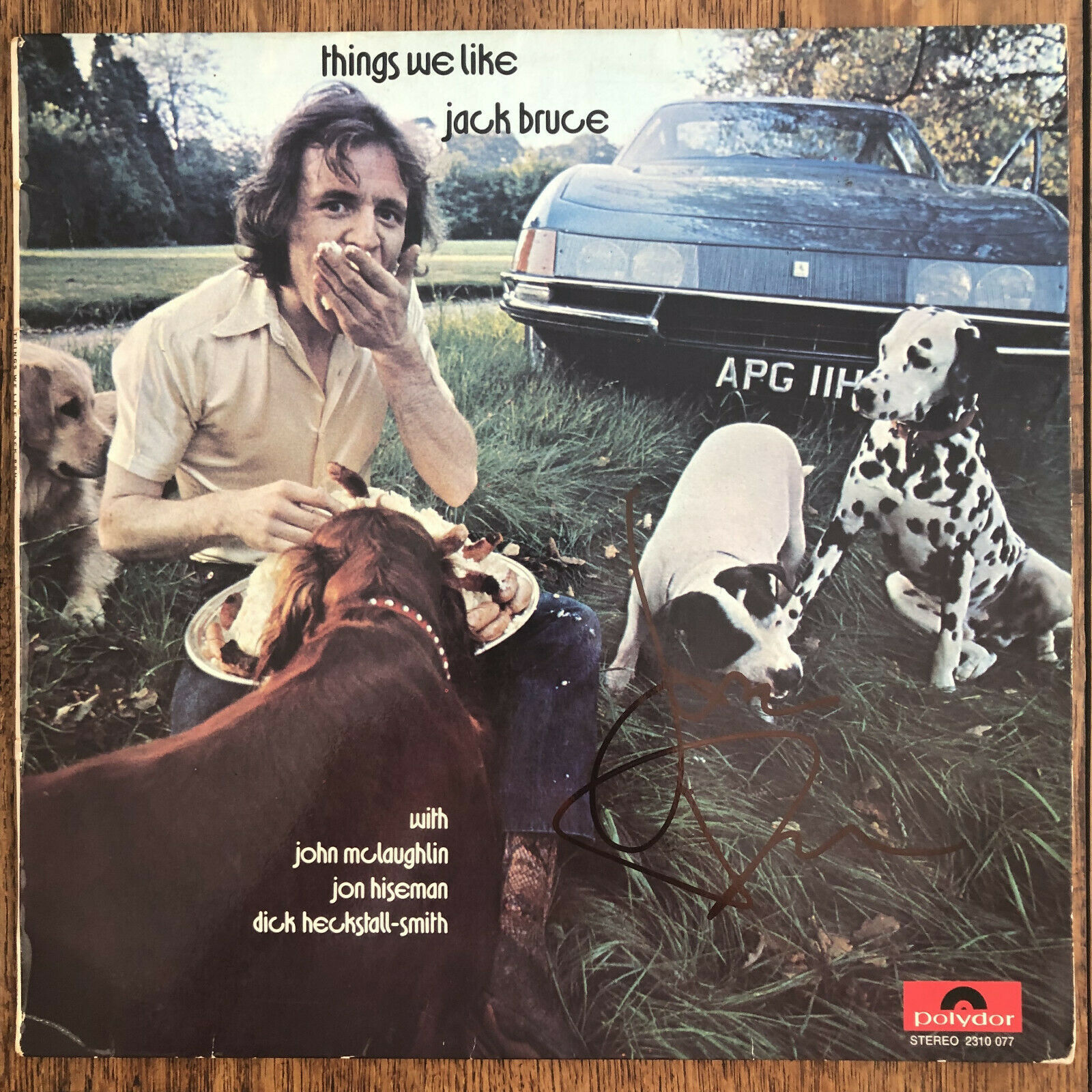 popsike.com - Jack Bruce - Things We Like vinyl LP signed signiert ...
