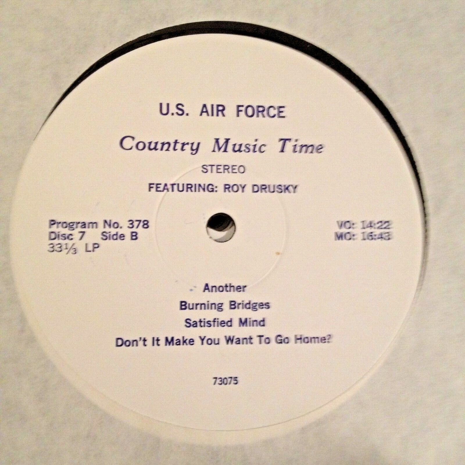 popsike.com - RADIO SHOW: USAF COUNTRY MUSIC TIME #377 DOTTIE WEST ...